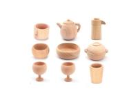 China Eco-Friendly Wooden 3D Building Blocks Creative DIY Art Toy Home Ornament Gift for Kids 100 Piece Set for sale