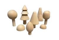China Eco-Friendly Wooden 3D Building Blocks Creative DIY Art Toy Home Ornament Gift 12-Piece Set for sale