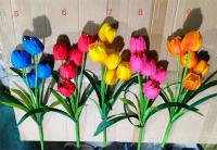 China Wholesale PU Real Touch Tulip Rose Artificial Flowers for Wedding Decoration 30cm for sale