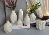 China Handmade Ceramic Flower Pot Vase for Home Decor 6 Inch Porcelain Planter for sale