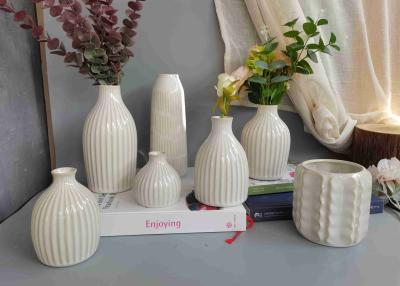 China Handmade Ceramic Flower Pot Vase for Home Decor 6 Inch Porcelain Planter for sale