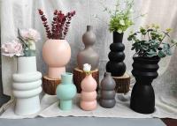 China Handmade Ceramic Flower Pot Porcelain Vase for Home Decor 8 Inch Diameter for sale