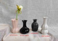 China Handmade Ceramic Flower Pot Porcelain Vase for Home Decor 8 Inch Diameter for sale