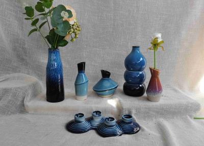 China Handmade Ceramic Flower Pot Vase 6 Inch Porcelain Clay Planter for Home Decor for sale