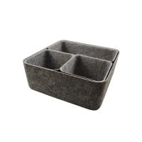 China Factory Direct Supply Fashion Wool Felt Bast Storage Bin for sale
