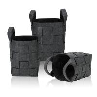 China Factory Direct Supply Fashion Wool Felt Bast Storage Bin for sale