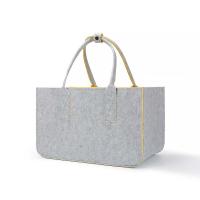 China Factory Direct Supply Fashion Wool Felt Bast Storage Bin for sale