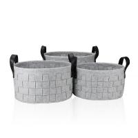 China Factory Direct Supply Fashion Wool Felt Bast Storage Bin for sale