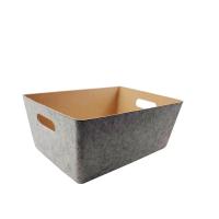 China Factory Direct Supply Fashion Wool Felt Bast Storage Bin for sale