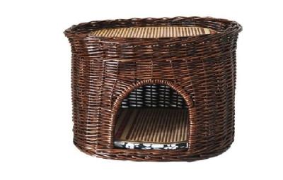 China Comfortable Dog Bed for Multiple Dogs Indoor cat Bed House Pad Willow wicker for sale