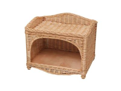 China Comfortable Dog Bed for Multiple Dogs Indoor cat Bed House Pad Willow wicker for sale