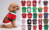 China Fashion Pet dog Clothes indoor outdoor cat garments Christmas festival gifts for sale