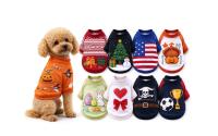 China Fashion Pet dog Clothes indoor outdoor cat garments Christmas festival gifts for sale