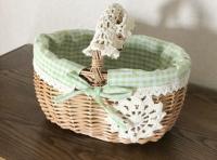 China Handmade Natural Willow Wicker Picnic Basket 40L Outdoor Lunch Bag for 4 People for sale