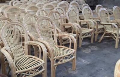 China Adjustable Wooden Wicker Rattan Bar Chair Outdoor Garden Sofa Seating 120kg Capacity for sale