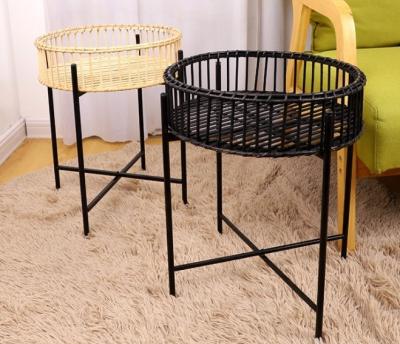 China Natural Seagrass Rattan Plant Stand Planter Holder 30cm Wicker Flower Pot Wholesale for sale