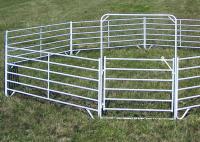 China Hot Dip Galvanized Steel 12 Foot Horse Panels Round Pen Livestock Corral Panels for sale