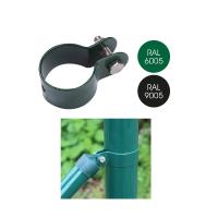 China ISO9001 2008 Steel Fence Post Clamps Metal Fence Accessories Iron Steel for sale