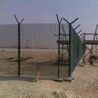 China Residential 358 Anti Climb Security Fence 2-2.5m Powder Coated Black for sale