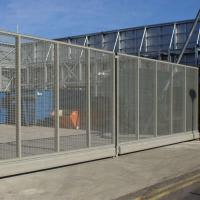 China Residential 358 Anti Climb Security Fence 2-2.5m Powder Coated Black for sale