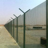 China Residential 358 Anti Climb Security Fence 2-2.5m Powder Coated Black for sale