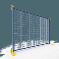 China Anti Thief Anti Climb Temporary Steel Fence Galvanized Powder Coated for sale