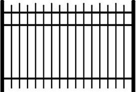 China Galvanized Spearhead Swimming Pool Fencing And Gates Custom Wrought Iron Fence for sale