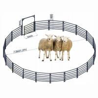China Steel 66.52 Square Feet Folding Animal Temporary Yard Fencing For Dogs for sale