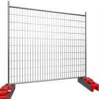 China 6mm 7mm Temporary Steel Fence Construction Site Temporary Fence for sale