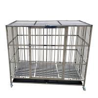 China 22 Inch 24 Inch 30 Inch Large Metal Cat Cage 2 Door Metal Cage For Cats for sale