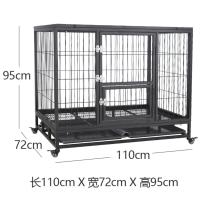 China Metal 2 Door Folding Livestock Fence Panels Stainless Steel Pet Kennel Cage Dog Cat for sale