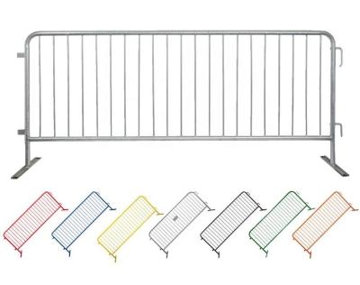 China 127mm Construction Metal Barricade Fence Panels Frame Tube 38x1.5mm for sale
