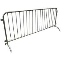 China 32mm 2.3m 2.5m Crowd Control Fencing Galvanised Crowd Control Barriers lamp farm for sale