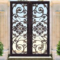 China 6 Foot Tall Wrought Iron Fence Panels Bullet Proof Exterior Classic for sale
