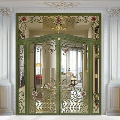 China Wide Wrought Iron Fence Gates Hot Dip Galvanized Classic Anti Rust for sale