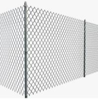 China Basketball Court Green Pvc Coated Galvanised Steel Chain Link Fencing 75mmX2.5mm for sale