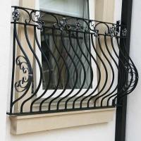 China Balcony Resort House Interior Wrought Iron Hand Railing For Steps for sale