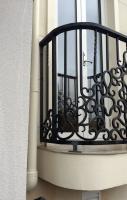 China Balcony Resort House Interior Wrought Iron Hand Railing For Steps for sale