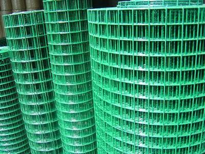 China PVC Coated Welded Gabion Box 0.3mm-8.0mm Green Wire Mesh Fencing Rolls for sale