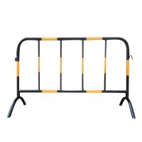 China 39'' Portable Crowd Control Fencing Barricade 200mm Galvanized Pipe for sale