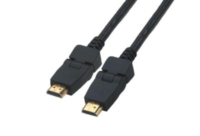 China QS1024，QSMART Latest standard 180 degree Gold plated High Speed with Ethernet Audio Return 3D 4K 1.4V 2.0V HDMI Cable for sale
