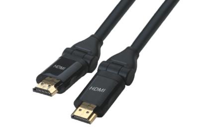 China QS1025，QSMART  360 degree swivel Gold plated High Speed with Ethernet Audio Return 3D 4K 1.4V 2.0V HDMI Cable for sale