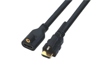 China QS1018  Locking HDMI Cable with screws for sale