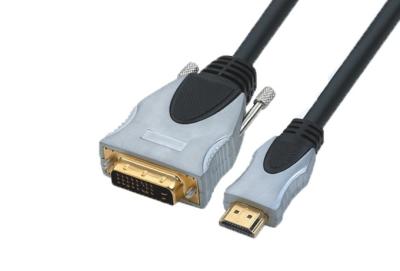 China QS6004，HDMI to DVI-D Digital Video Cable for sale