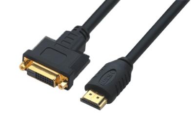 China QS6003，HDMI to DVI-D Digital Video Cable for sale