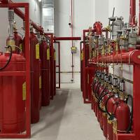 China HFC227ea FM200 Fire Suppression System 40L - 180L Heptafluoropropane Fire Extinguisher for sale