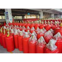 China Red Color Fm200 Gas Cylinder 4.2MPa / 5.6MPa Fire Suppression Container for sale