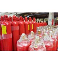 China Red Color Fm200 Gas Cylinder 4.2MPa / 5.6MPa Fire Suppression Container for sale