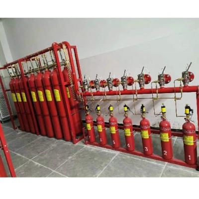 China Enclosed Flooding FM200 Inert Gas Fire Protection System Automatic or manual Actuation for sale