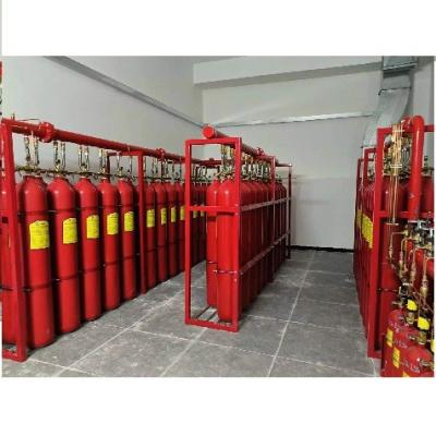 China IG100 Red Fire Suppression System Cylinder 15MPa 20MPa Working Prussure for sale